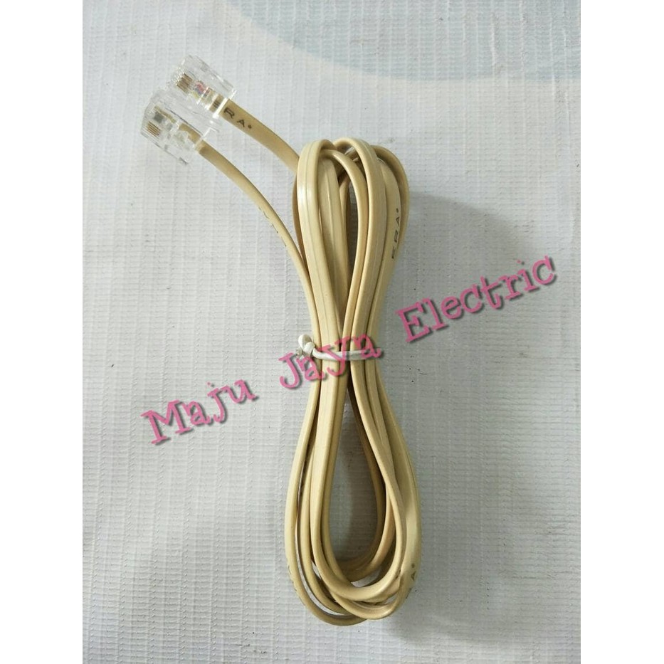 Jual Kabel line Roset Telepon Telephone Telfon 1.5 m Meter 1.5m+ RJ11 ...