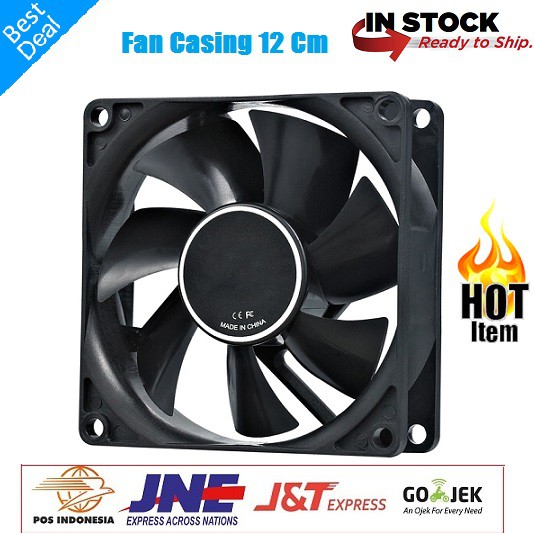 Jual FAN CASING Kipas Cooling HITAM 12 CM KIPAS PENDINGIN PC | Shopee ...