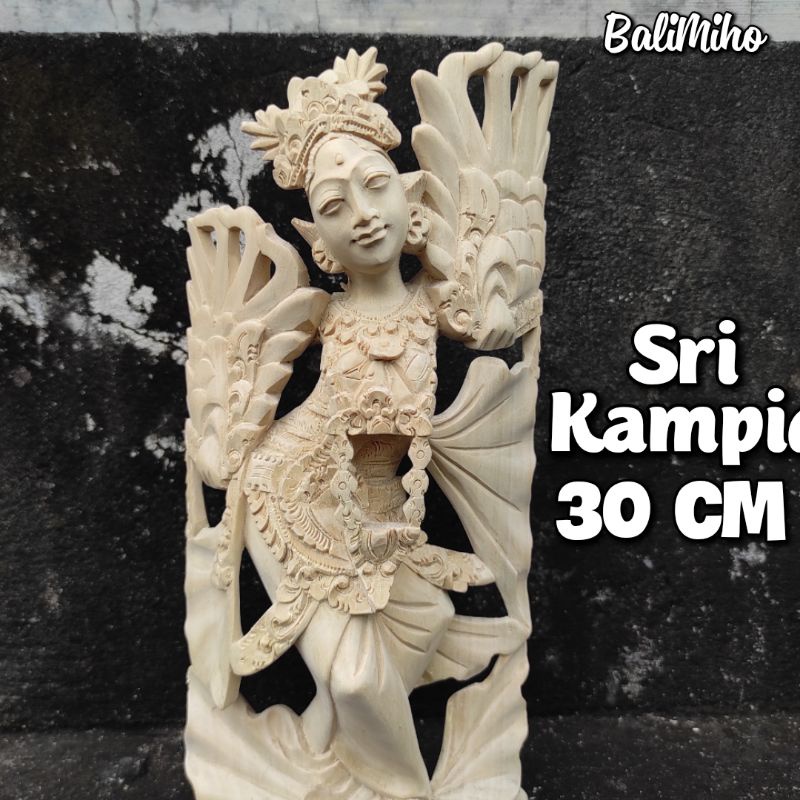Jual Patung Sri Kampid Bali 30 cm/Patung Penari Bali/Patung Tari Bali ...