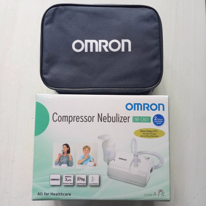 Jual Nebulizer Omron NE C801 Original Alat Uap Compressor Nebulizer ...