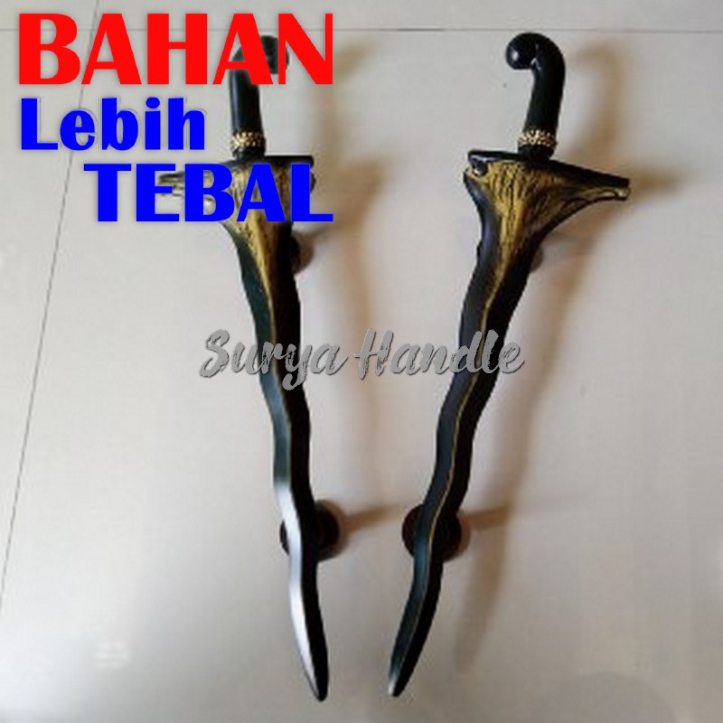 Jual Handle Pintu Rumah Keris Lekuk Aluminium 50Cm Gagang Pintu ...
