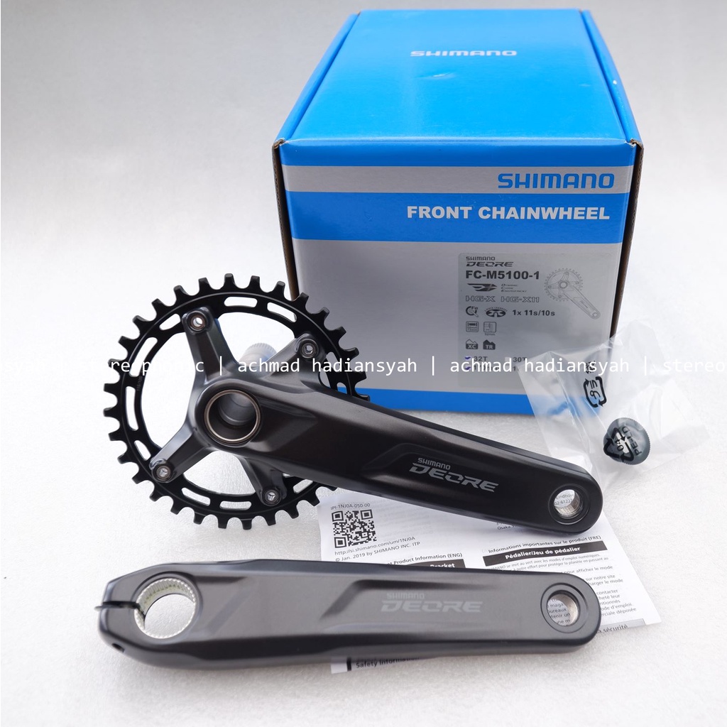 Jual BNIB Original Malaysia.. Crank SHIMANO DEORE FC-M5100 FC-M4100 single 32T Arm 170mm untuk ...