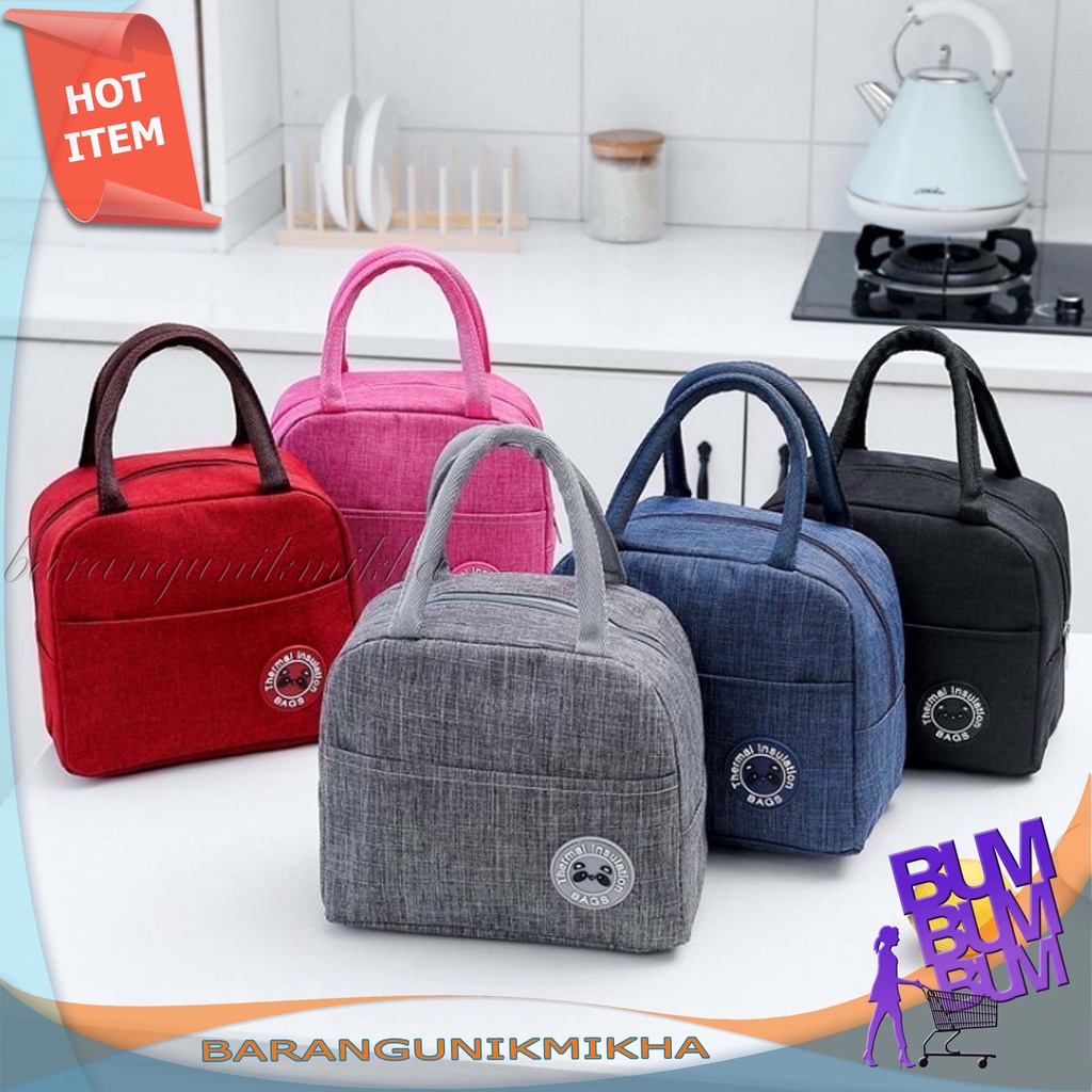 Jual TAS BEKAL LUNCH BAG COOLER BRIVILAS MAKANAN ANAK TAS LUNCH BOX ...