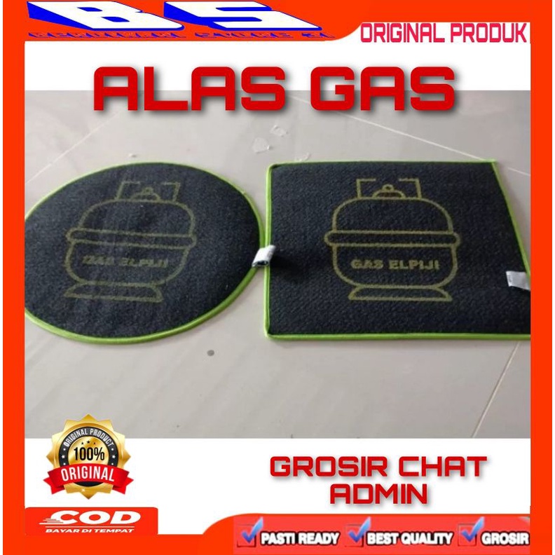 Jual ALAS GAS KOTAK/BULAT/ALAS TABUNG GAS ELPIGI | Shopee Indonesia