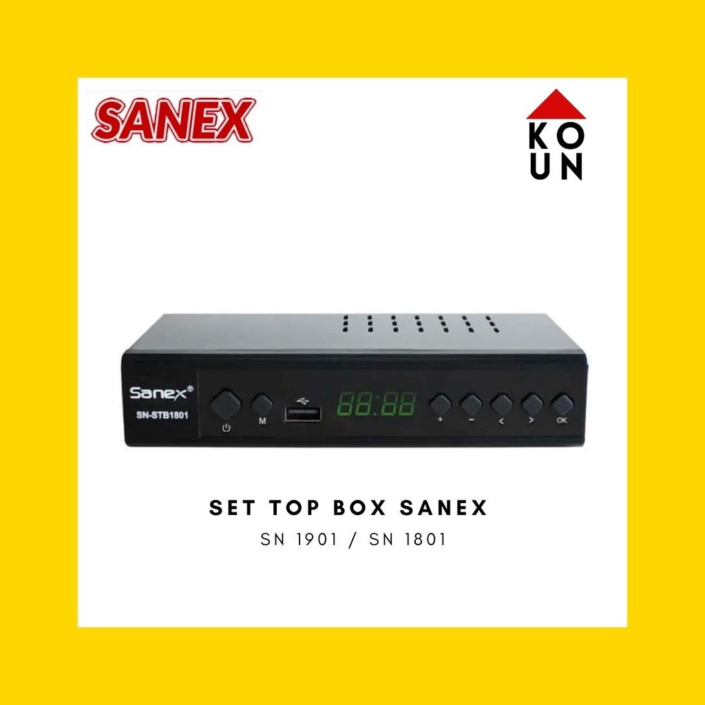 Jual (COD READY) SANEX SET TOP BOX DVB T2 / PENERIMA SIARAN DIGITAL SN ...