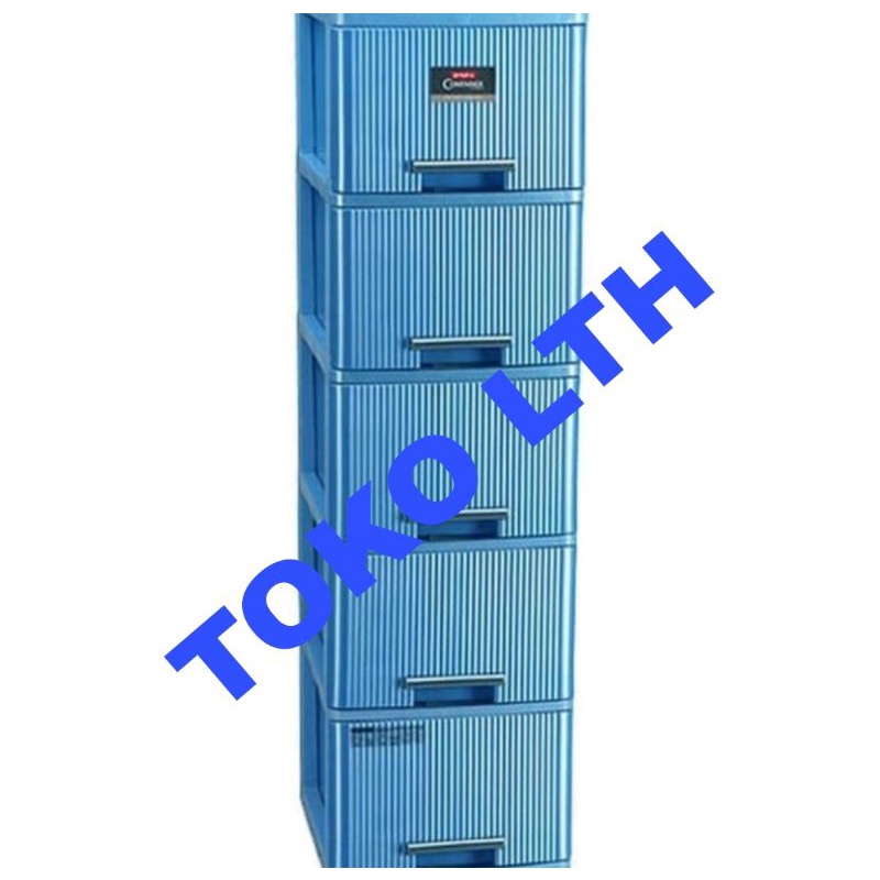 Jual LEMARI PLASTIK SUSUN 5 / LACI CONTAINER SUSUN 5 - AXIS XC-30 LION ...