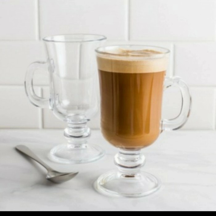 Jual GELAS IRISH, GELAS KOPI ,GELAS LATTE, GELAS KAFE (6 PCS) | Shopee ...
