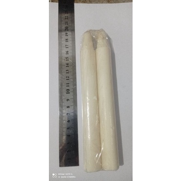 Jual LILIN PUTIH P 19 CM, D 2 CM ISI 2 PCS | Shopee Indonesia