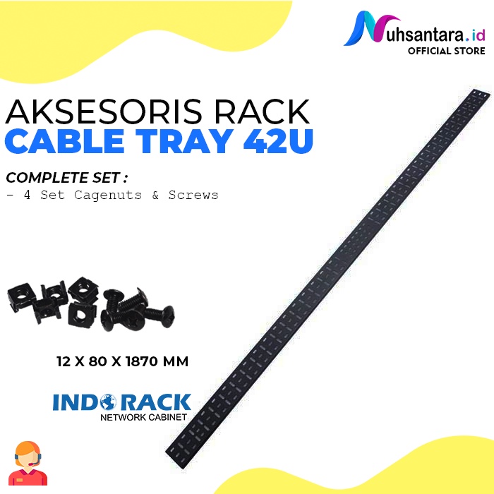 Jual INDORACK Cable Tray Rack Server 42U Tipe CT42 Aksesoris Rack ...