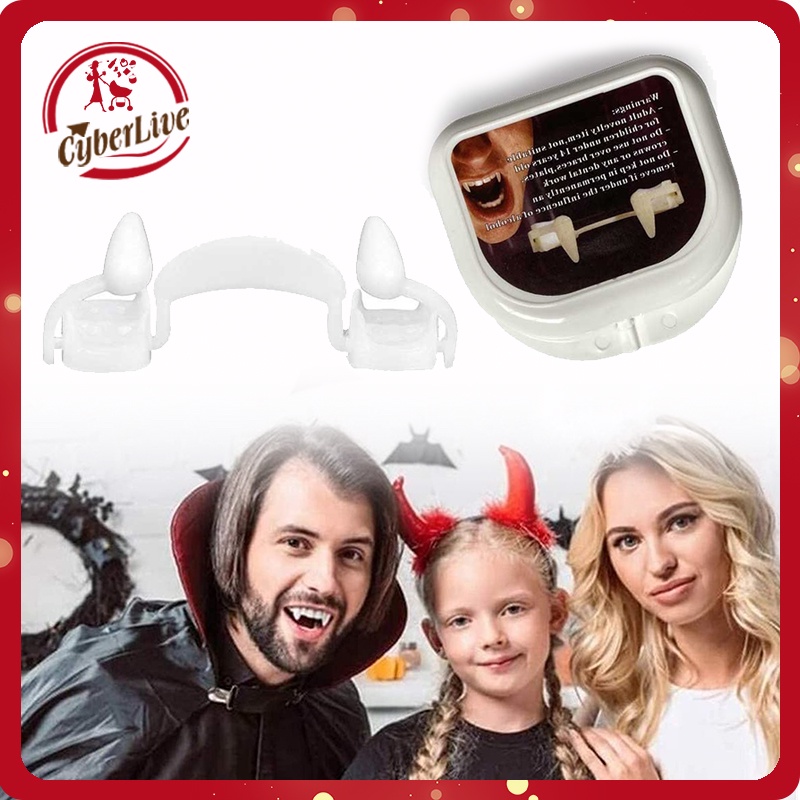 Jual Gigi Vampire Palsu Retractable Vampire Fangs Teeth Untuk Dekorasi ...