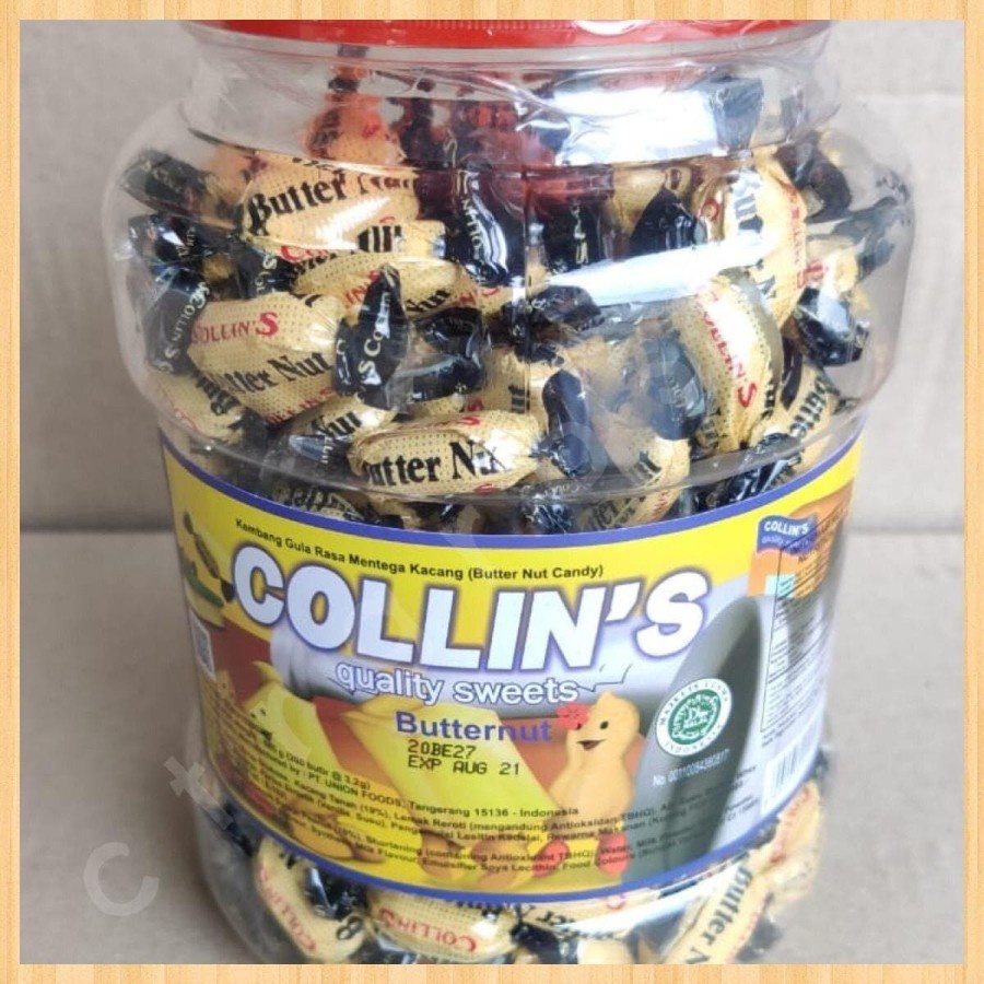 Jual Permen Collins Butternut Toples 665gr | Shopee Indonesia