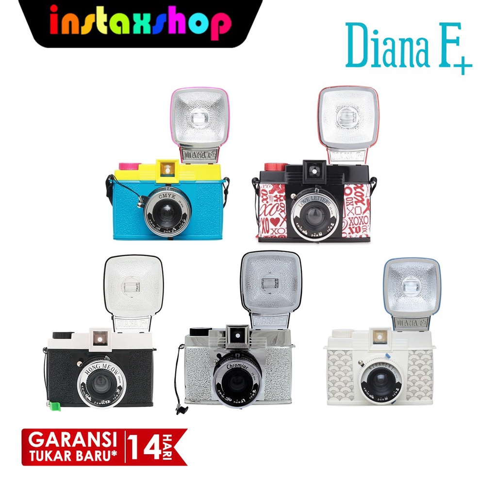 Jual Lomography Diana F+ Kamera Analog Lomo Diana With Flash | Shopee ...