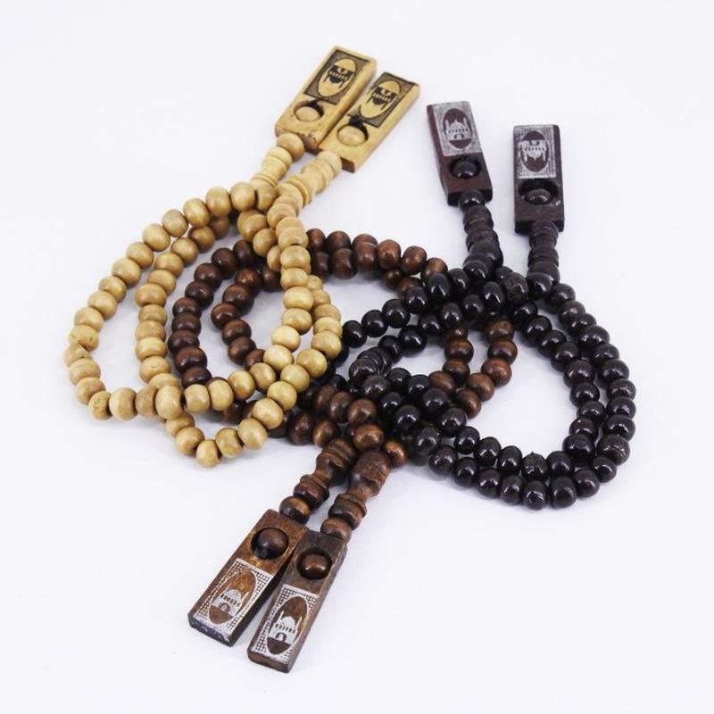 Jual GBA Tasbih Kayu 33 Butir / tasbih digital sovenir haji / tasbih ...