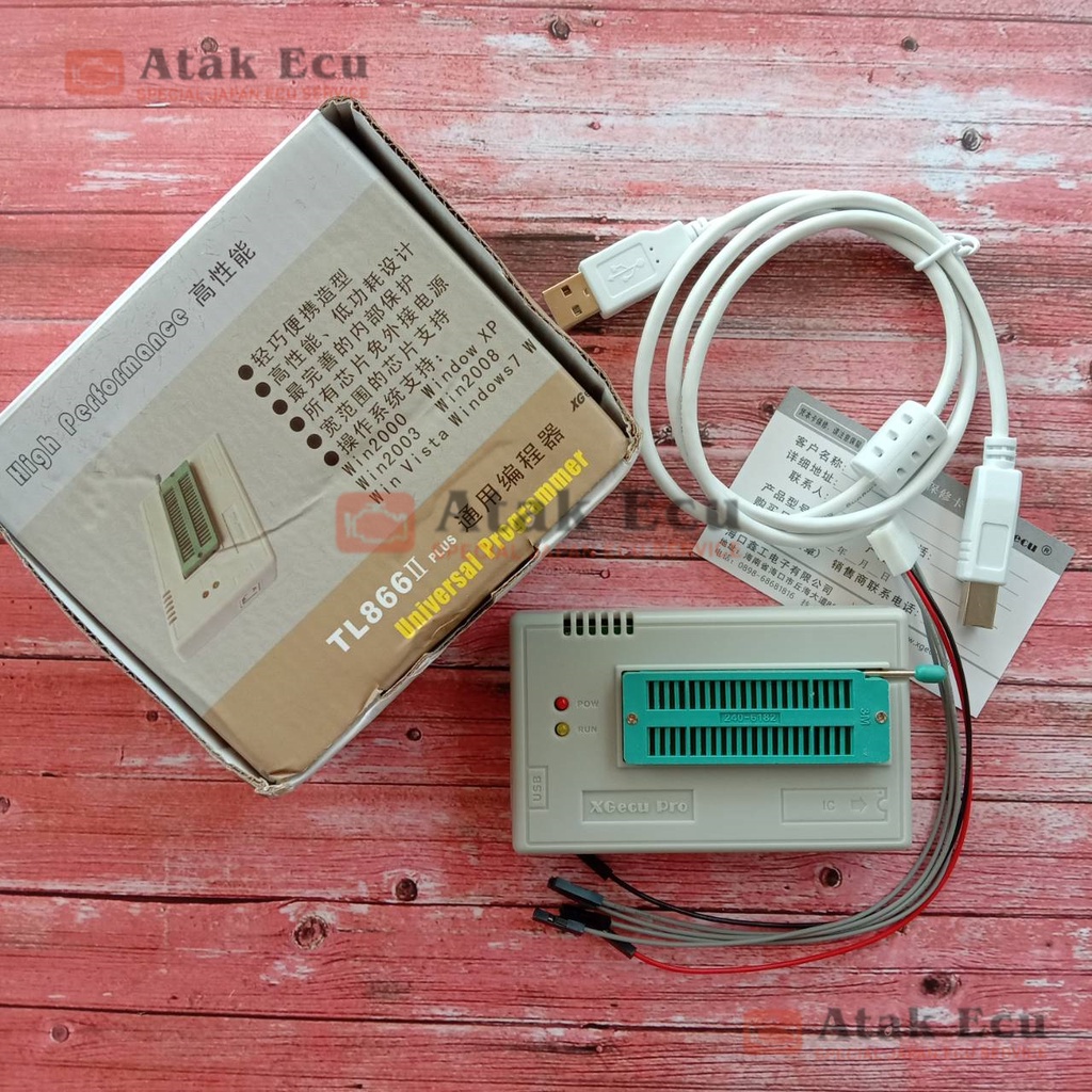 Jual Mini pro TL866II Plus - Programmer USB XGecu Pro TL866 II Plus (+ 10 Adapter) | Shopee ...