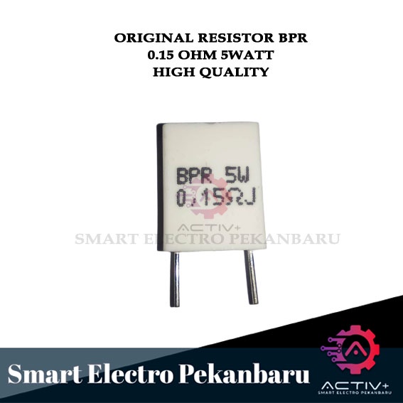 Jual ORIGINAL RESISTOR BPR 5WATT 0.15 OHM RESISTOR NOBLE 5 WATT 0.15OHM RESISTOR GEPENG 5W ...