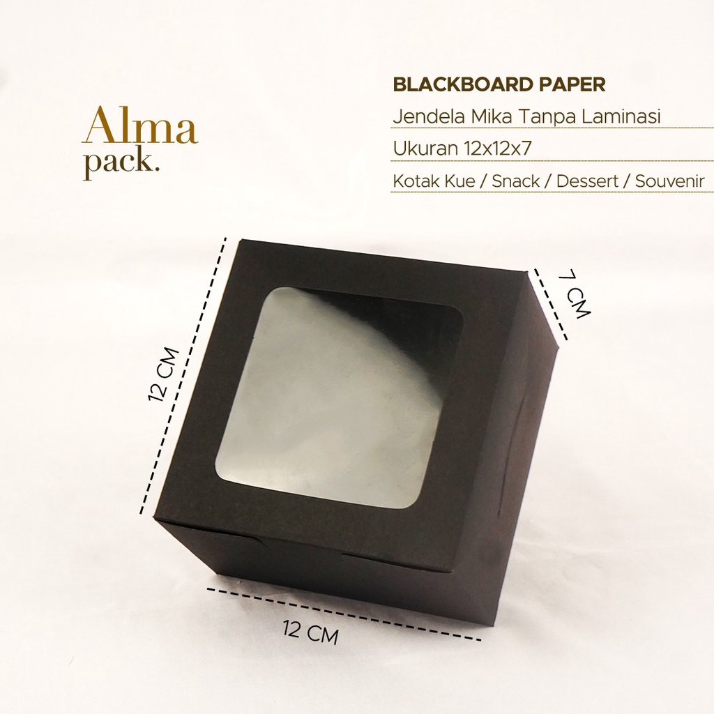 Jual BLACKBOARD PAPER 12 12 7 CM Jendela Mika tanpa laminasi | Shopee ...
