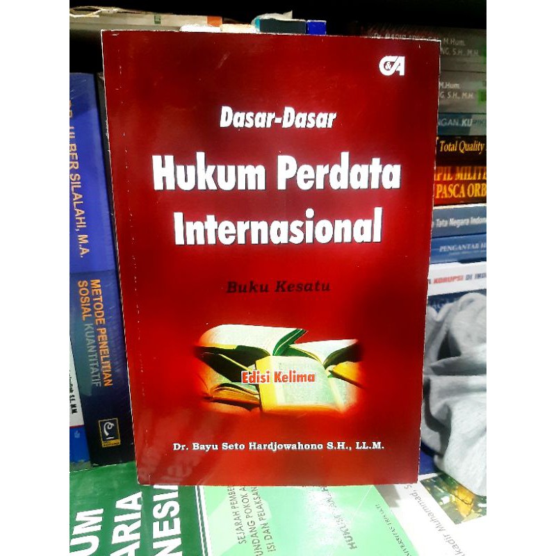 Jual Buku DASAR-DASAR HUKUM PERDATA INTERNASIONAL (Bayu Seto) | Shopee Indonesia