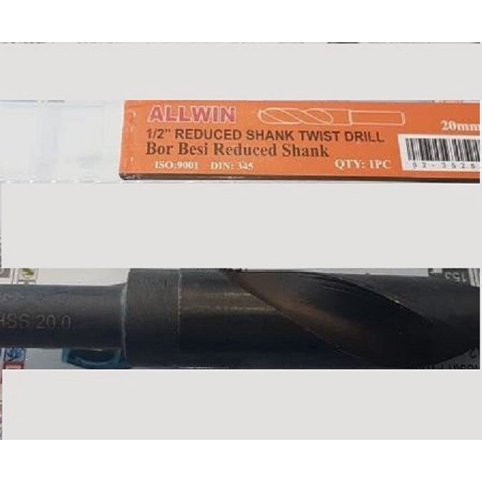 Jual Mata Bor Besi Reduced Shank Reduce Shank 20mm 20 mm Allwin ...
