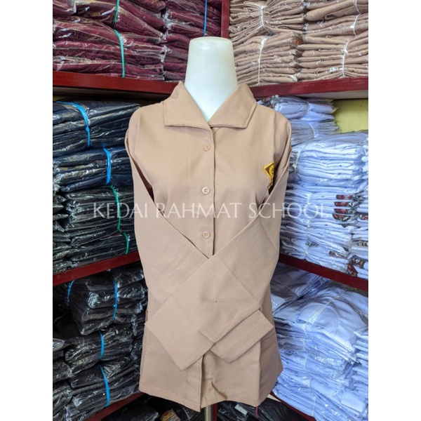 Jual COD Baju Pramuka Wanita Guru Pembina Bahan Rapilo Rafilo Seragam ...