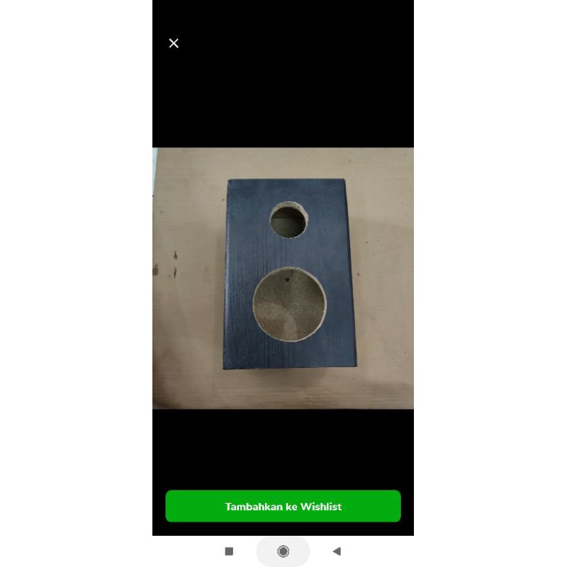 Jual Box speaker 4inch plus lubang tweeter / box speaker 4 inch 2 way ...