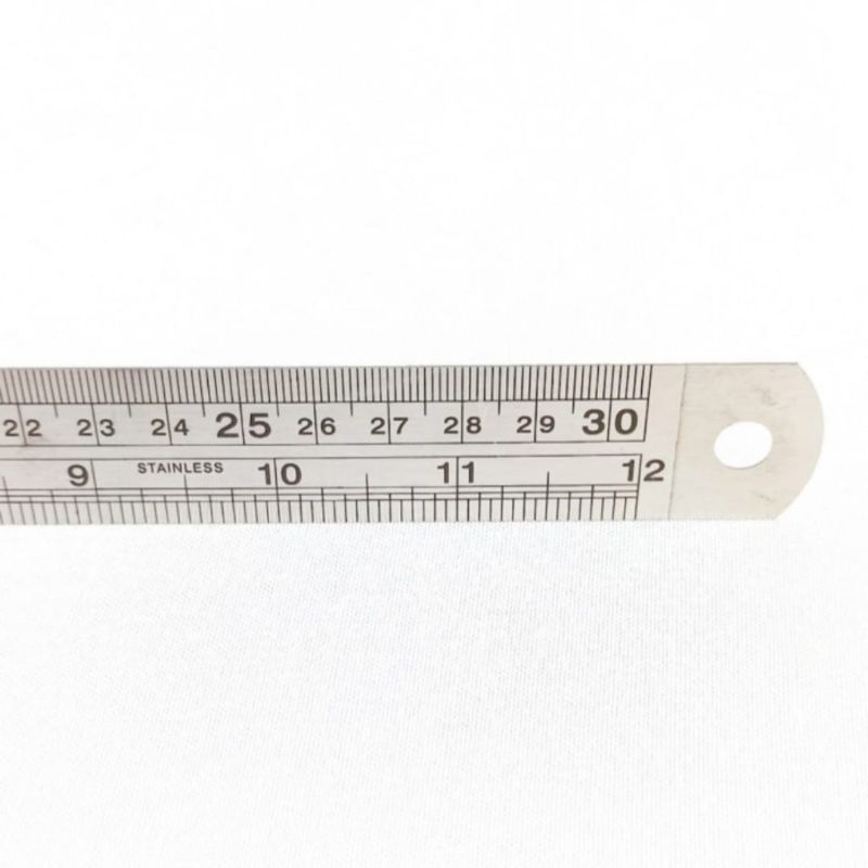 Jual HD Penggaris Besi 30cm / Garisan / Ruler / Pengaris 30cm Besi | Shopee Indonesia