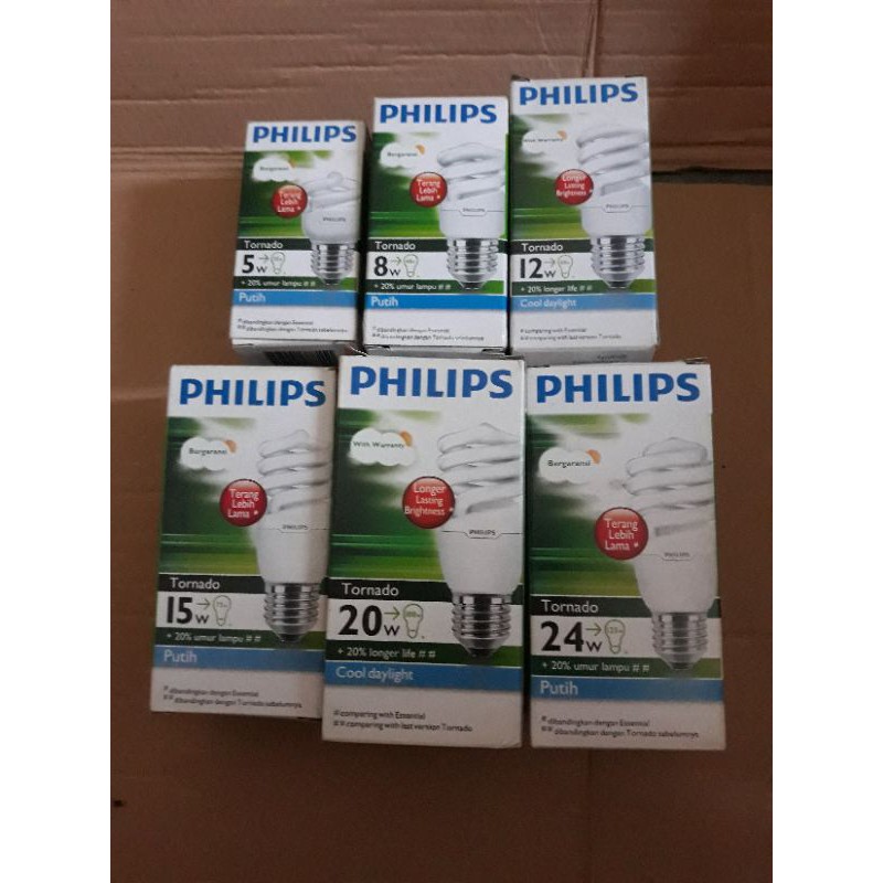 Jual philips lampu tornado spiral di kota pontianak | Shopee Indonesia