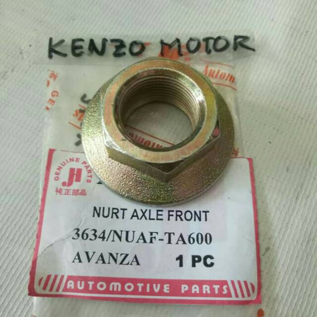 Jual MUR AS RODA DEPAN NUT AXLE FRONT AVANZA XENIA | Shopee Indonesia