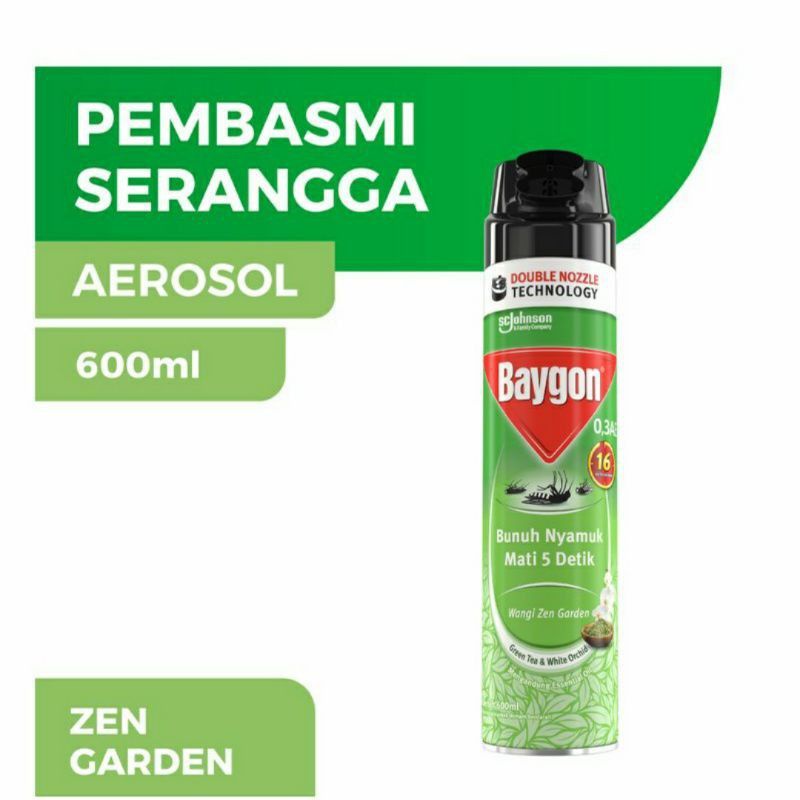 Jual BAYGON SEMPROT AEROSOL FLOWER GARDEN 600+75 ml 100% ORIGINAL ...