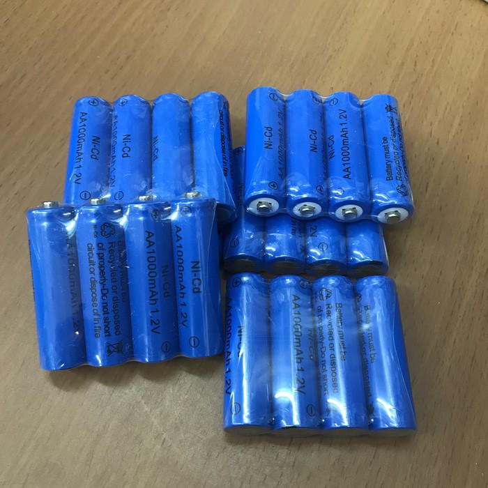 Jual Baterai Cas AA 1000 Mah Batre Recharge AA 1000mah Batre Cas AA ...