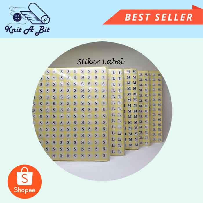 Jual Stiker Ukuran Baju / Sticker Size S M L XL / Size Tempel | Shopee ...