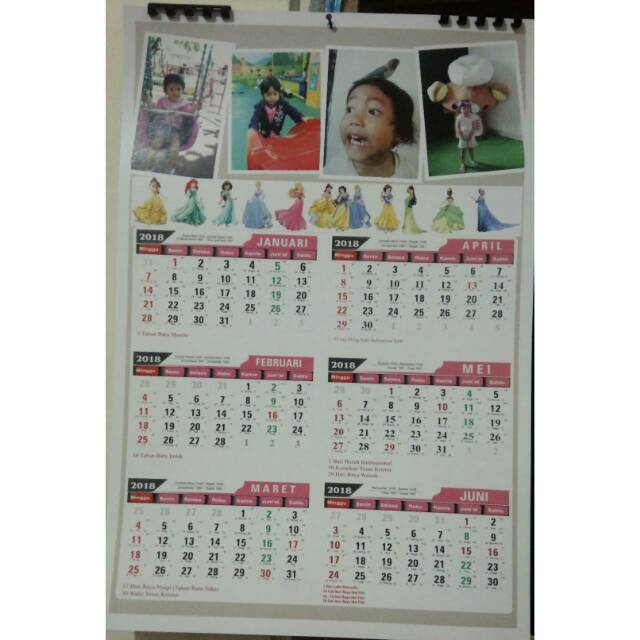 Jual KALENDER 2LEMBAR (6BULANAN) | Shopee Indonesia