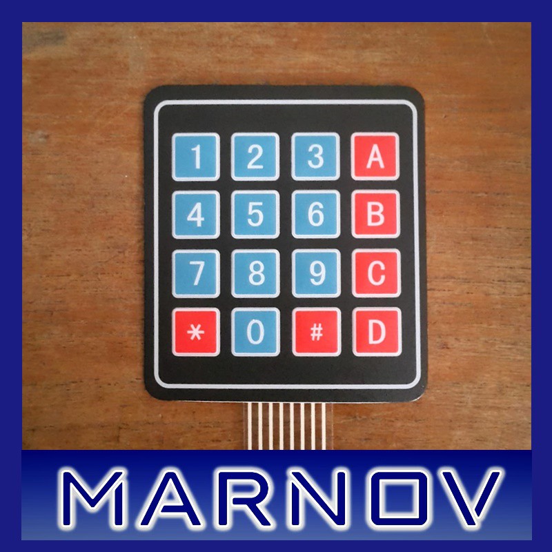 Jual Keypad 4x4 Membrane Arduino 4 x 4 4*4 Pertamini | Shopee Indonesia
