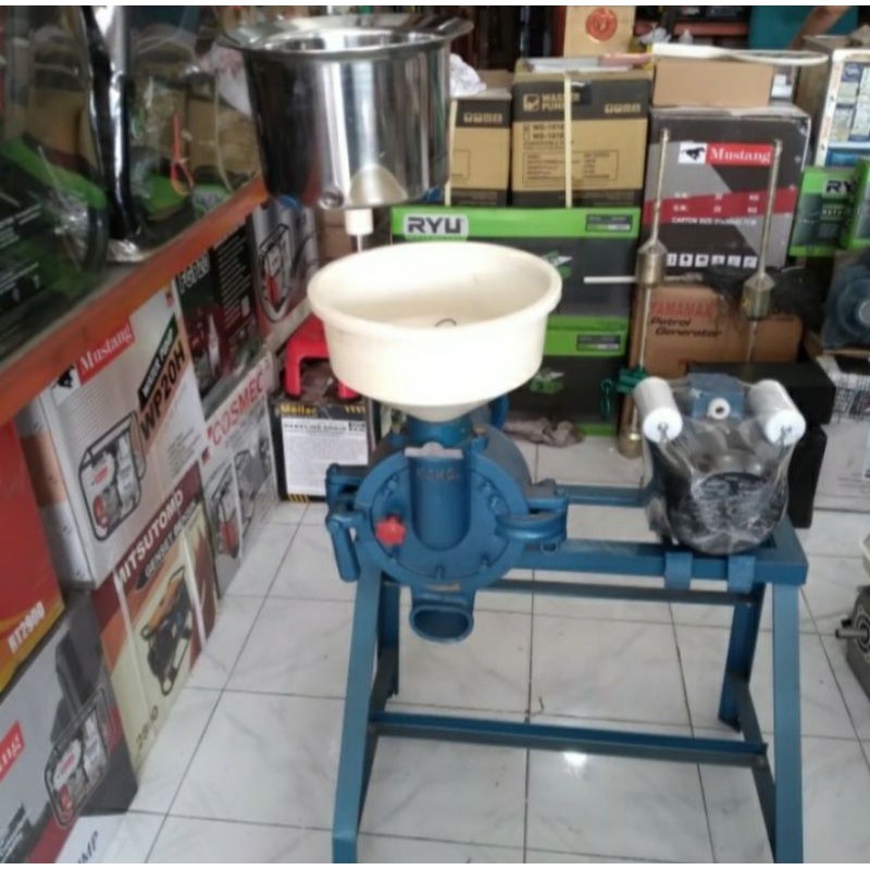 Jual Mesin Giling Tahu / Tempe 8" + Dinamo 1.5Hp (220v) | Shopee Indonesia