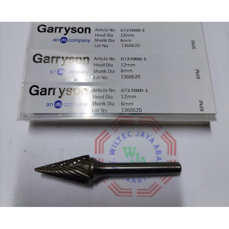 Jual GARRYSON GT2700D-1 Carbide Burrs Rotary Tungsten (England ...