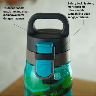 Jual Lovene Flip Top Bottle 740 ml Botol Minum Ergonomis Warna Pink ...