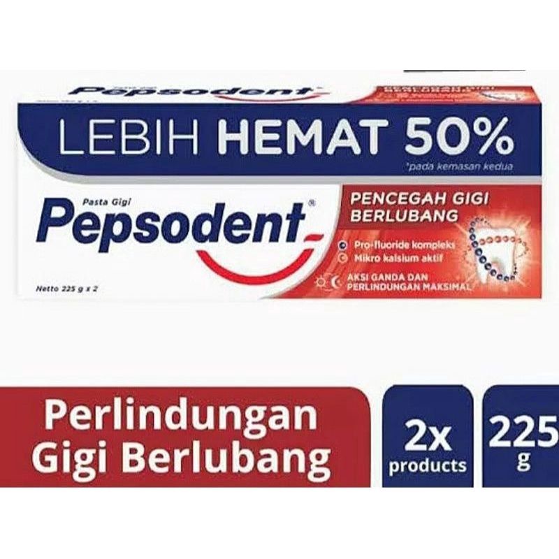 Jual [PROMO] Pepsodent 225 gr Beli 1 Gratis 1 Edisi Spesial | Shopee ...