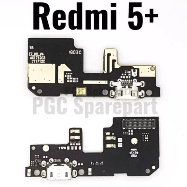 Jual Original Papan Konektor PCB Connector Charger & MIC Xiaomi Redmi 5 ...