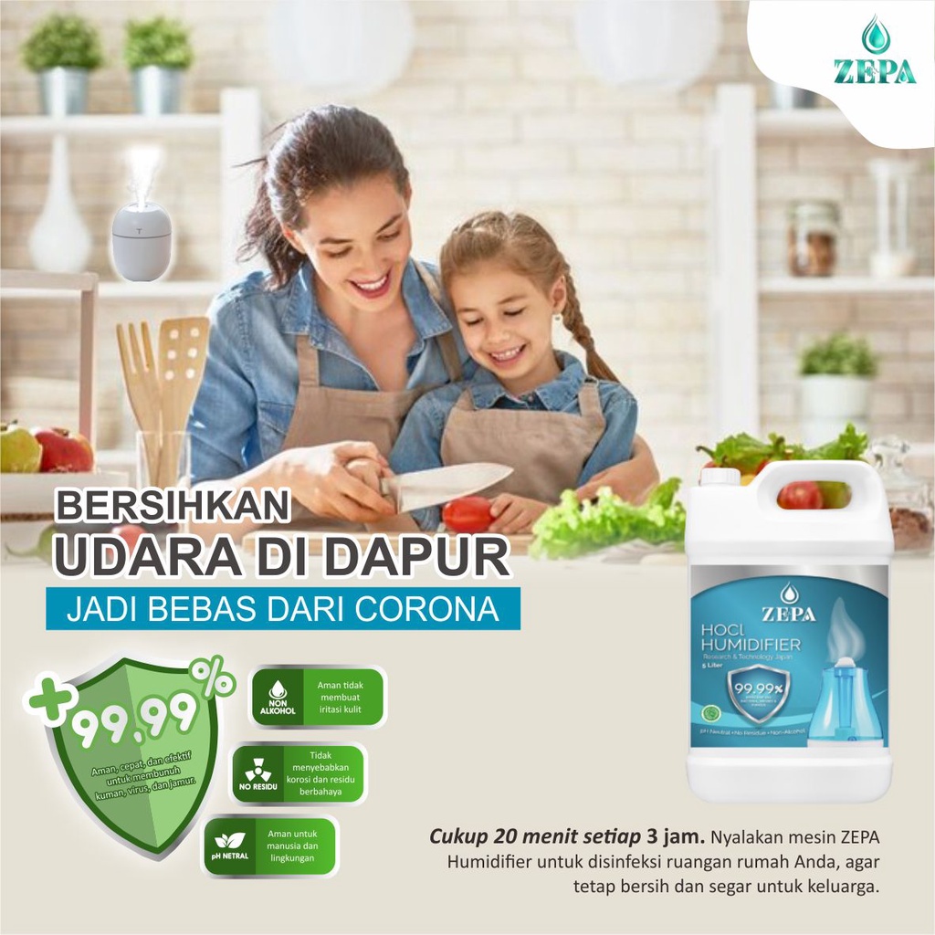 Jual ZEPA Humidifier HOCl Non Alkohol 5L | Shopee Indonesia