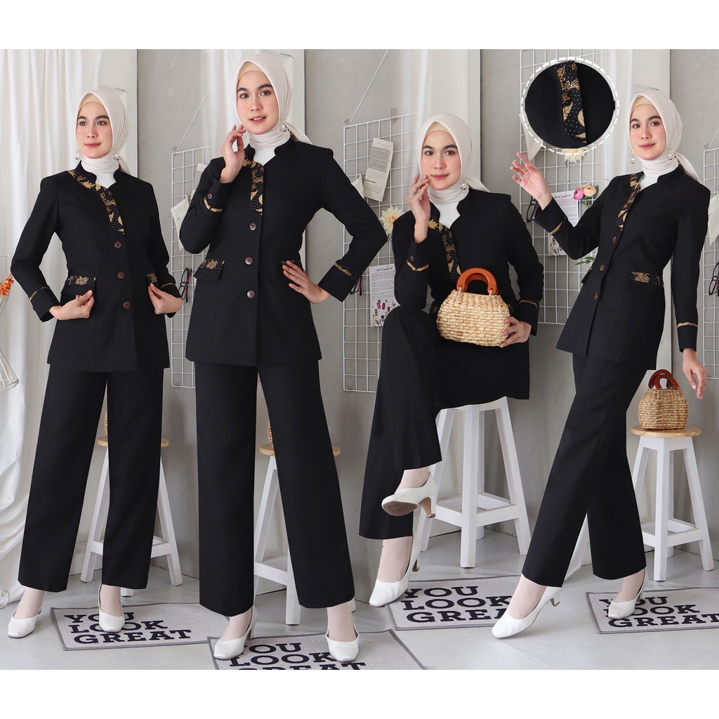 Jual Blazer Wanita / Seragam PNS ASN / Baju Dinas / Seragam PNS Wanita ...