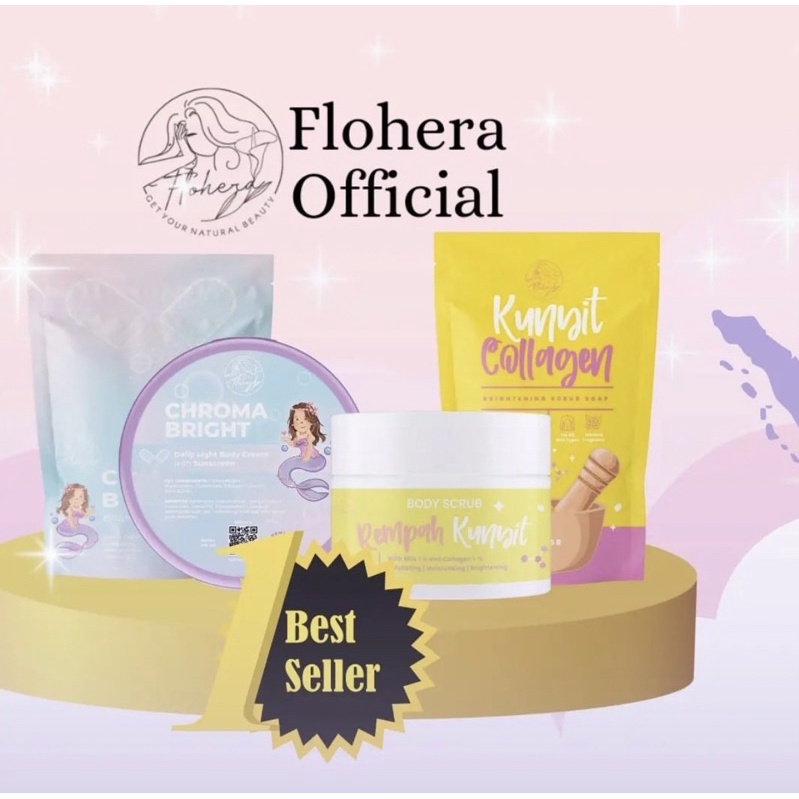 Jual Flohera Chroma Bright Brightening Body Soap | Sabun Kunyit ...