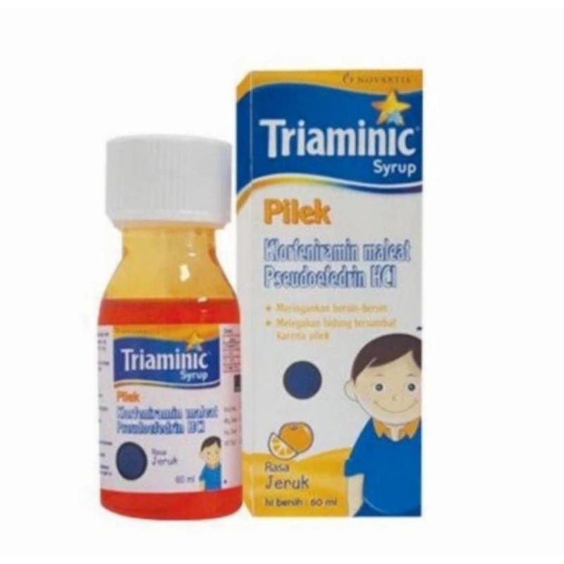 Jual OBAT BATUK TRIAMINIC PILEK JERUK 60 ML | Shopee Indonesia
