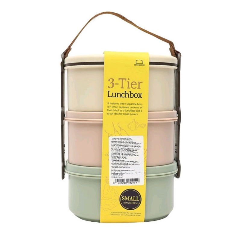 Jual LocknLock Tier Lunch Box 3P HPL770 - Lock n Lock / Lock & Lock ...