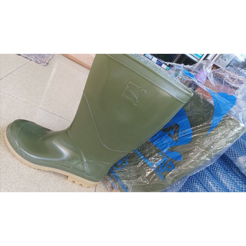 Jual Sepatu AP Boots Hijau ORCA | Shopee Indonesia