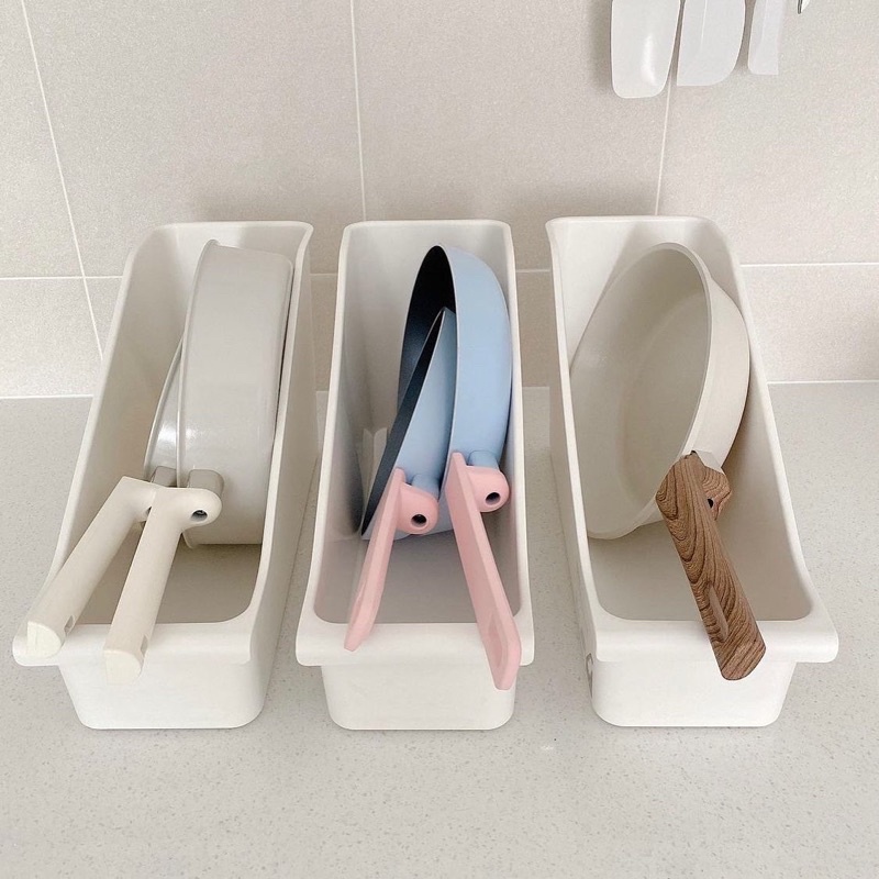 Jual NUANSA - TODANA angled slim container pots & pans organizer for ...