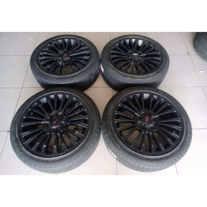 Jual Velg Mobil Bekas HSR WEB RING 16 Lebar 7 Hole 4X100/114,3 ET45 BLACK Velg Aja Untuk Mobil ...