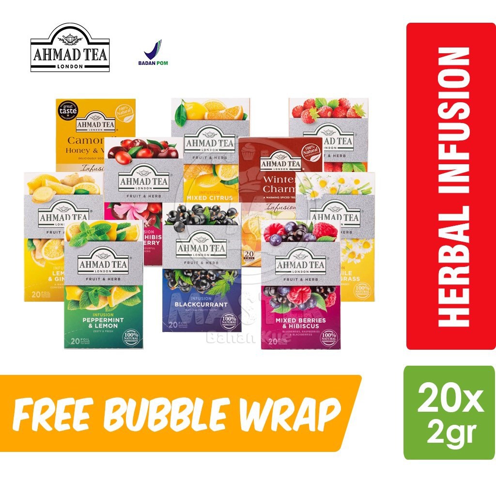 Jual Ahmad Tea Herbal Infusion All Varian 20x2gr | Shopee Indonesia