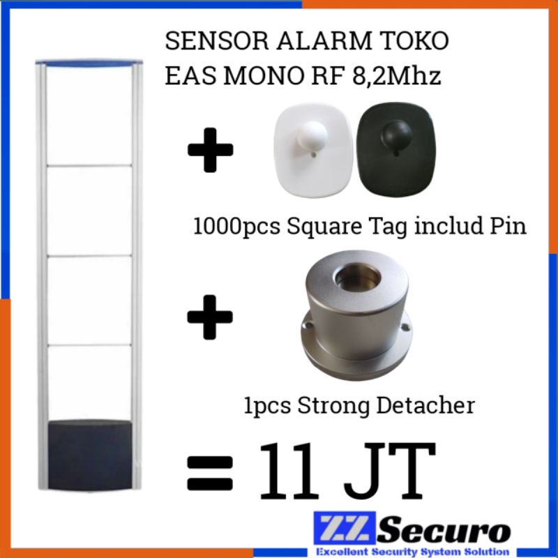 Jual Sensor Alarm Toko | Paket EAS Mono RF 8,2Mhz | Sensor Anti Maling ...