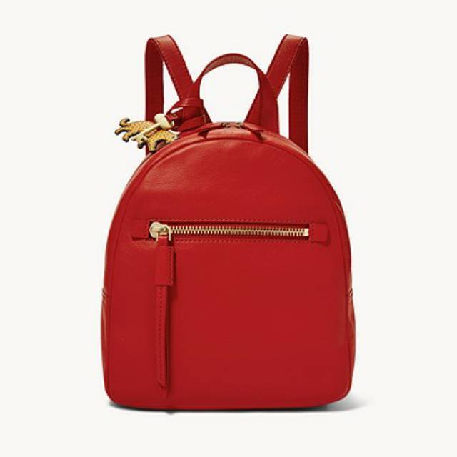 Jual FOSSIL MEGAN BACKPACK BRICK RED | Shopee Indonesia