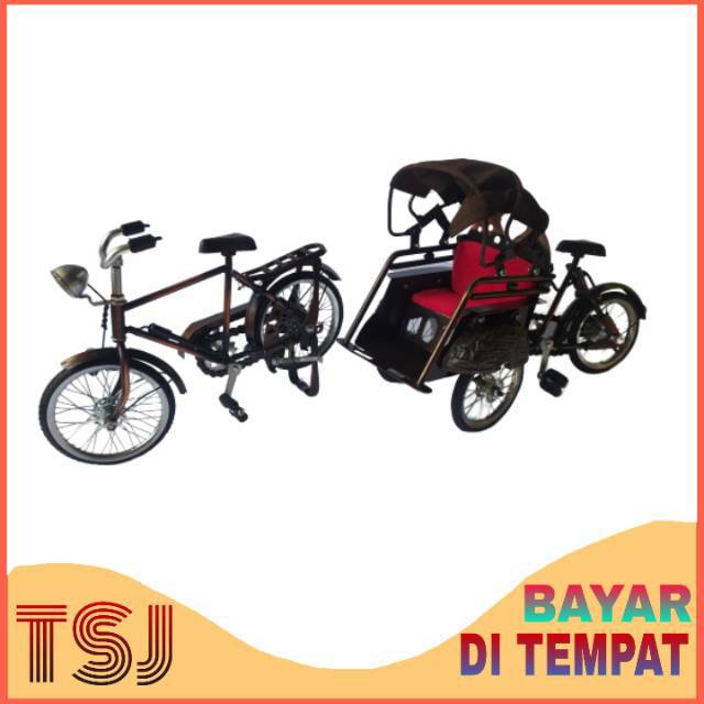 Jual Paket Hemat Becak Jawa Dan Sepeda Onthel | Shopee Indonesia