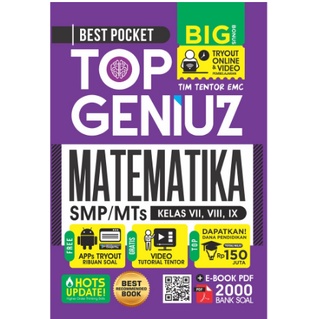 Jual Buku Matematika SMP : Best Pocket Top Geniuz SMP / MTS | Shopee Indonesia